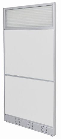Washable White Laminate Single Raceway Panels w/Glass Window - 24"W x ...