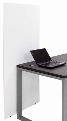 White Laminate Washable Office Panel Series - 24"W x 60"H Panel - IN STOCK!