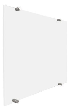 24" x 16" Clear Acrylic Wet Erase Marker Board - Other Sizes Available
