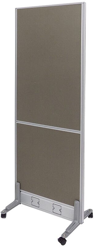 Mobile Portable Partitions - 24"W x 48-3/4"H w/Glass Window - See Other ...