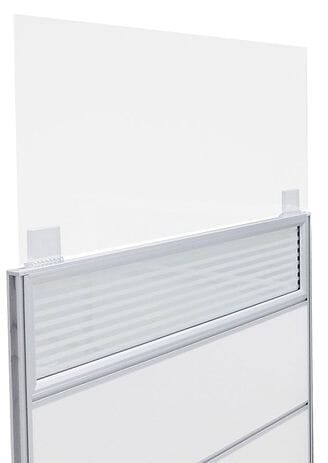 24"W x 16"H Acrylic Panel w/Set of 2 Universal Clear Polycarbonate ...