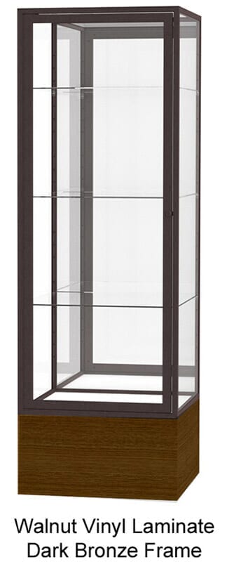 72"H Tower Locking Display Case