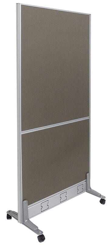 Mobile Portable Partitions - 24"W x 48-3/4"H w/Glass Window - See Other ...