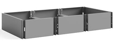 Heavy Duty Steel 3-Person 78"H Single Tier Locker Set