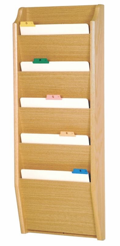 Oak Chart & File Racks