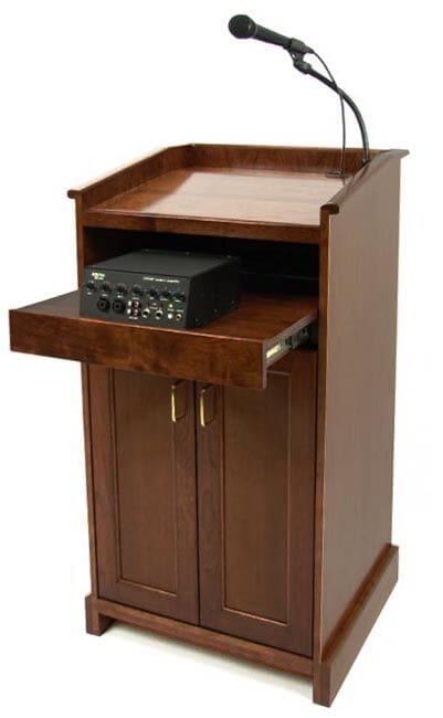 Collegiate Evolution Lectern w/ Sound System