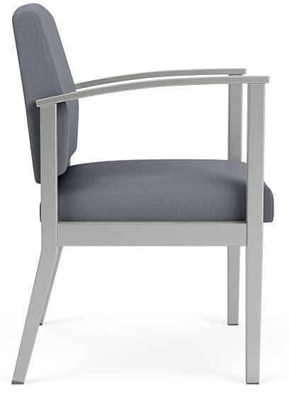 Amherst Steel Frame Arm Chair in Standard Fabric or Vinyl