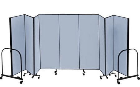 Freestanding Portable Partitions - 6' High x 5'9" Long Portable ...
