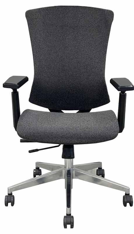 Ergonomic Adjustable Flex-Back Fabric Chair w/ Seat Slide