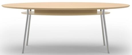 Mystic 96" Elliptical Conference Table with Shelf - See Other Sizes