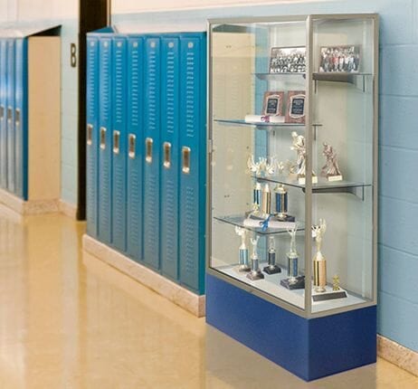 72"H 4'W Spirit Trophy Locking Display Case - See Other Sizes