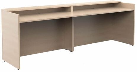 5'W Classic Custom Standing Height Reception Desk
