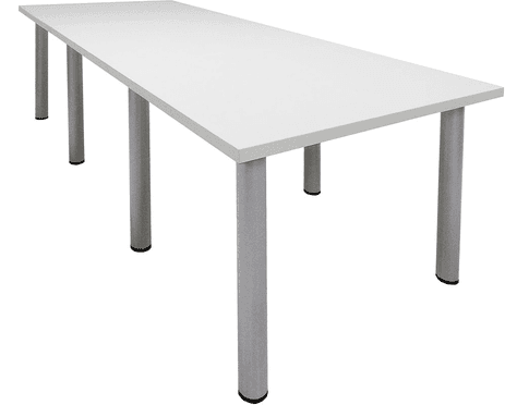White Conference Tables - 8' Length- See Other Sizes