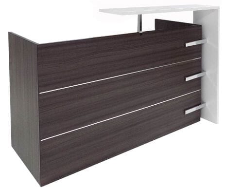 63"W Reception Desk with Floating Counter