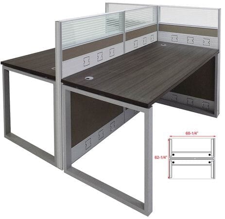 TrendSpaces Office Cubicles-Premium Single Open End Cubicle