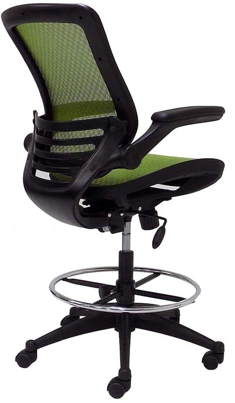 ElastiMesh All-Mesh Stool w/Flip Arms - 23"-31" Seat Ht.