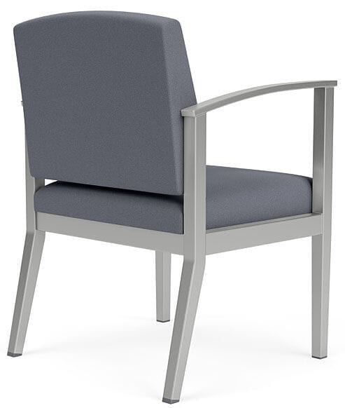 Amherst Steel Frame Arm Chair in Standard Fabric or Vinyl