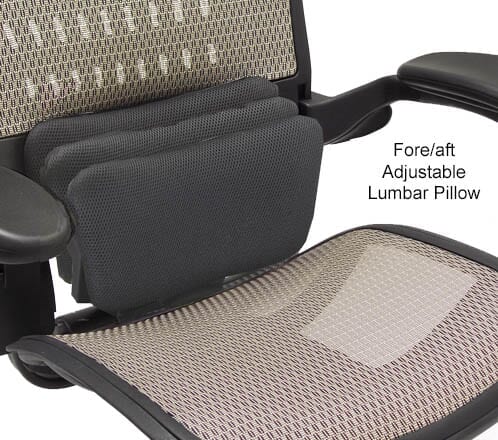 350 Lbs. Capacity ErgoFlex All-Mesh Office Stool - 23"-31" Seat Ht.