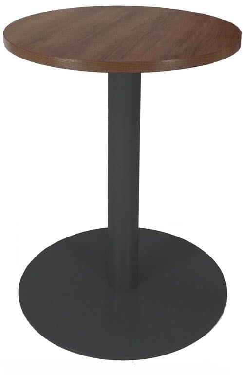 24" Round x 29"H Metal Disc Base Meeting/Conference/Cafeteria Table ...