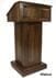 Counselor Solid Walnut Wood Lectern