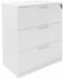 White 3-Drawer Lateral File