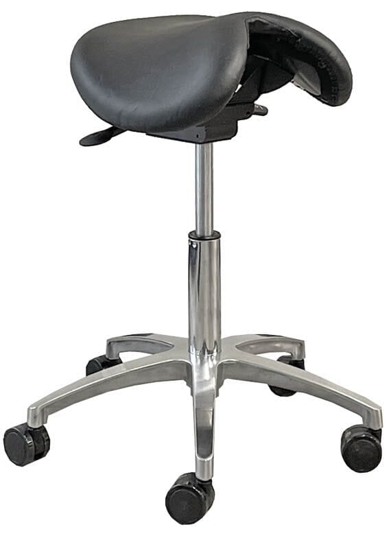 Healthcare 300 Lbs. Capacity Saddle Seat Stool - 22" - 29-1/2" Seat Height