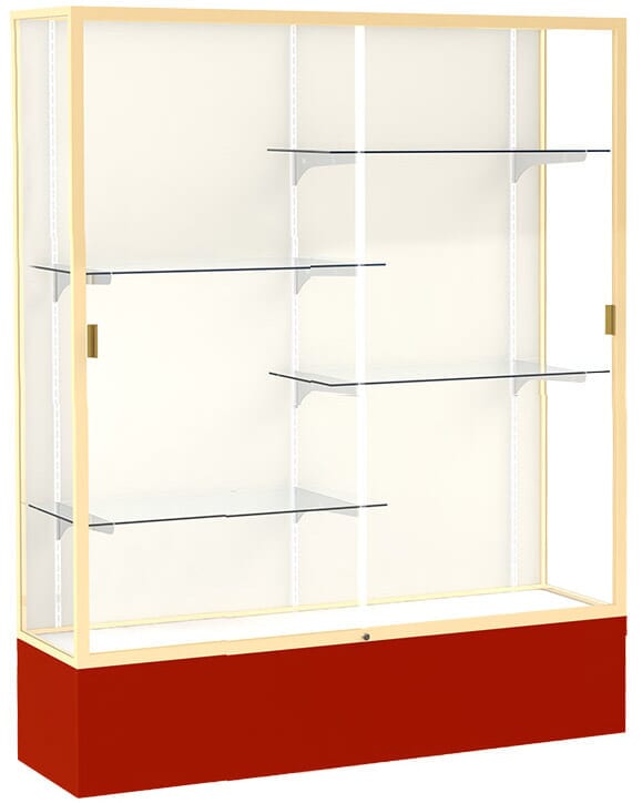 72"H 4'W Spirit Trophy Locking Display Case - See Other Sizes