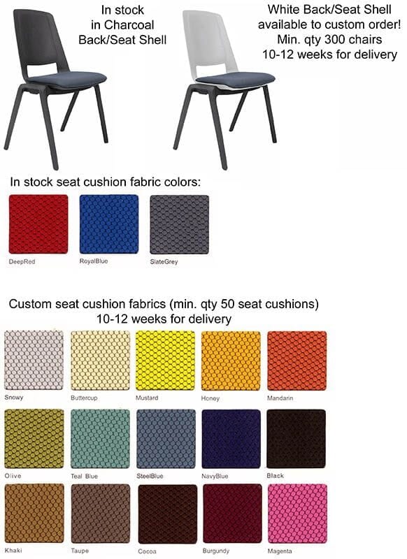 300 lb. Capacity Stackable Ganging Banquet Chair w/Padded Seat