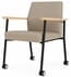 Mystic Guest Chair w/ Casters in Upgrade Fabric or Healthcare Vinyl