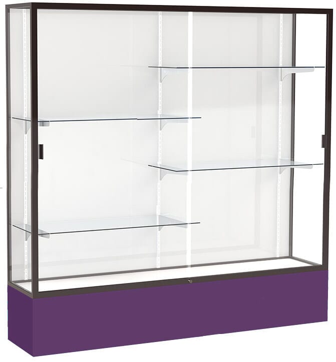 72"H 4'W Spirit Trophy Locking Display Case - See Other Sizes