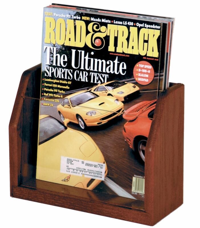 Single Pocket Magazine Rack