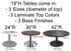 30" Round x 19"H Metal Disc Base Coffee Table