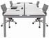 8' Technology Table w/Four 48" x 24" Worksurfaces - See Other Sizes Below