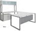TrendSpaces U-Shaped Workstation w/Hutch
