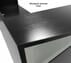 Black Salon Reception Desk | Modern Office