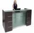 Standing Height Glass Front Reception Desk