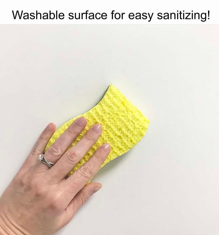 White Laminate Washable Office Panel Series - 24"W x 60"H Panel - IN STOCK!