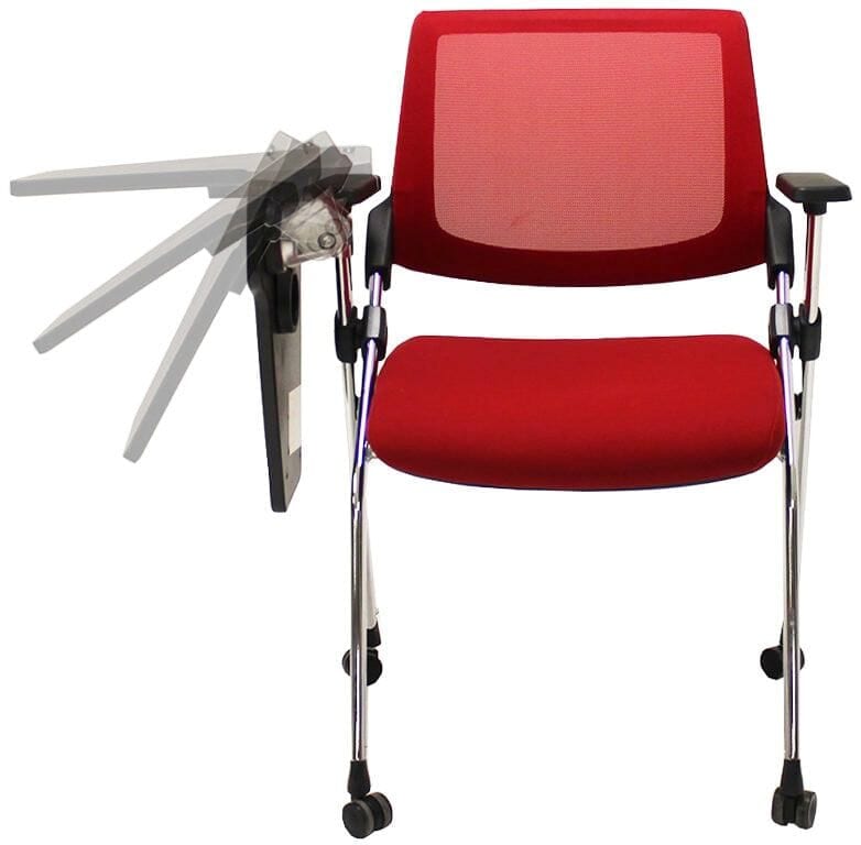 Tablet Arm Flip Seat Nesting Chair