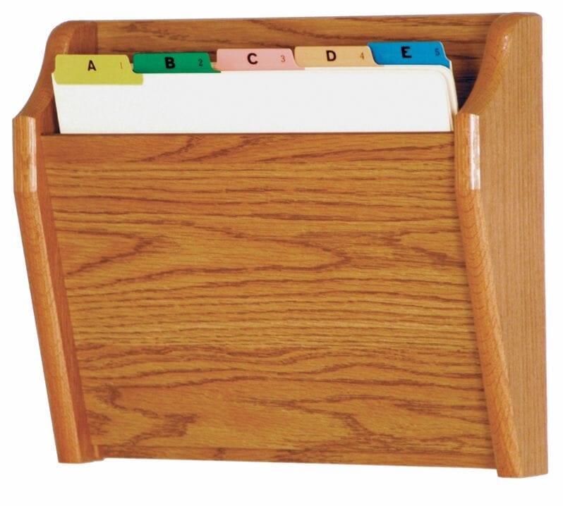Oak Chart & File Racks