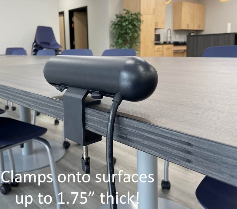 Clamp-On Power Strip w/USB Charging Ports