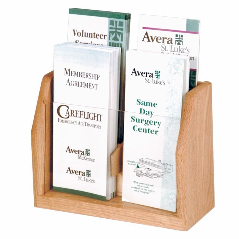 4 Pocket Brochure Rack