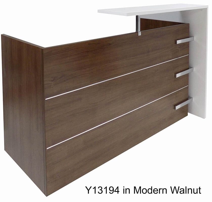 63"W Reception Desk with Floating Counter