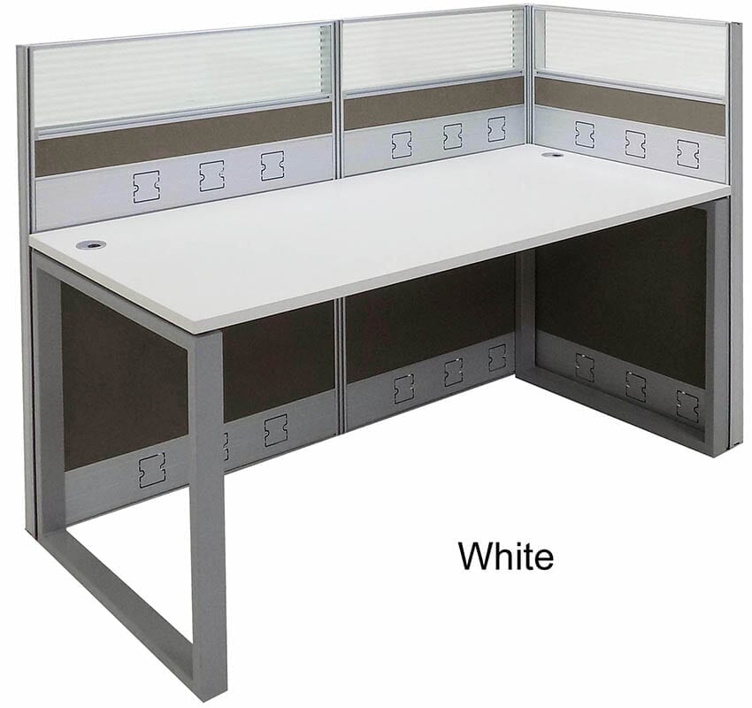 TrendSpaces Office Cubicles-Premium Single Open End Cubicle