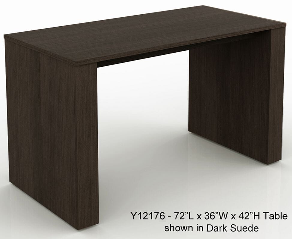 72" x 36" Custom Standing Height Gathering Table - Other Sizes Available