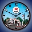 Gas Station and Motor Oil Theme Wall Clocks, LED Lighted - Free Shipping