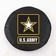 U.S. Army Spare Tire Covers, Black or White Vinyl - The Motor Bookstore