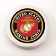 U.S. Marines Spare Tire Covers, Black or White Vinyl - TheMotorBookstore