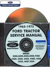 Ford Tractor Repair Manual - 2000, 3000 and 4000 Series