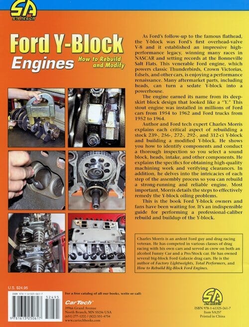 How-To Rebuild Ford Y-Block Engines Book, Build For Max Perfornance