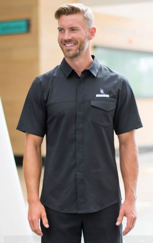 Men's Power Stretch Tech Housekeeping Shirt:SharperUniforms.com